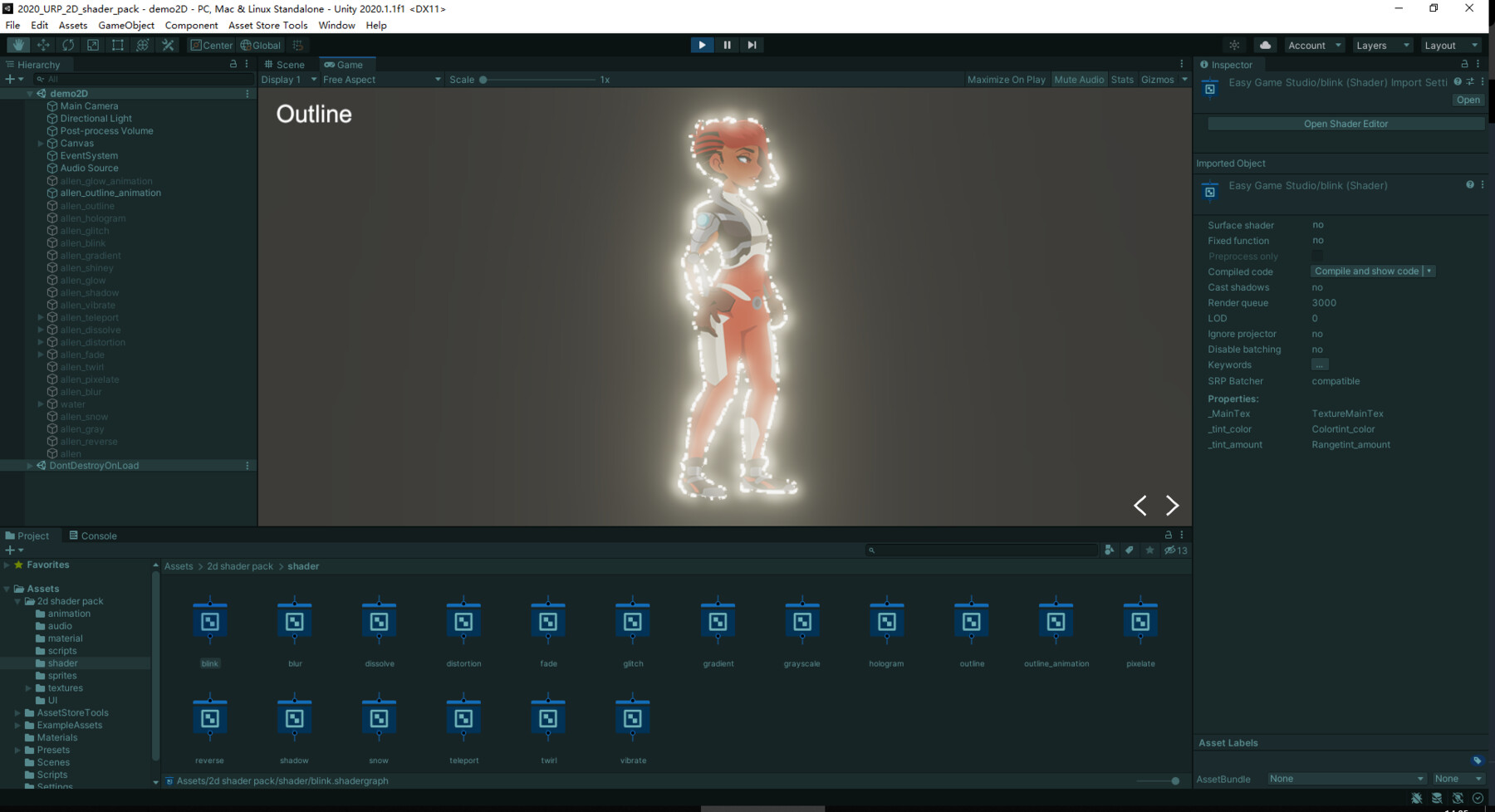 ArtStation - Unity VFX - 2D Shader Pack | Game Assets