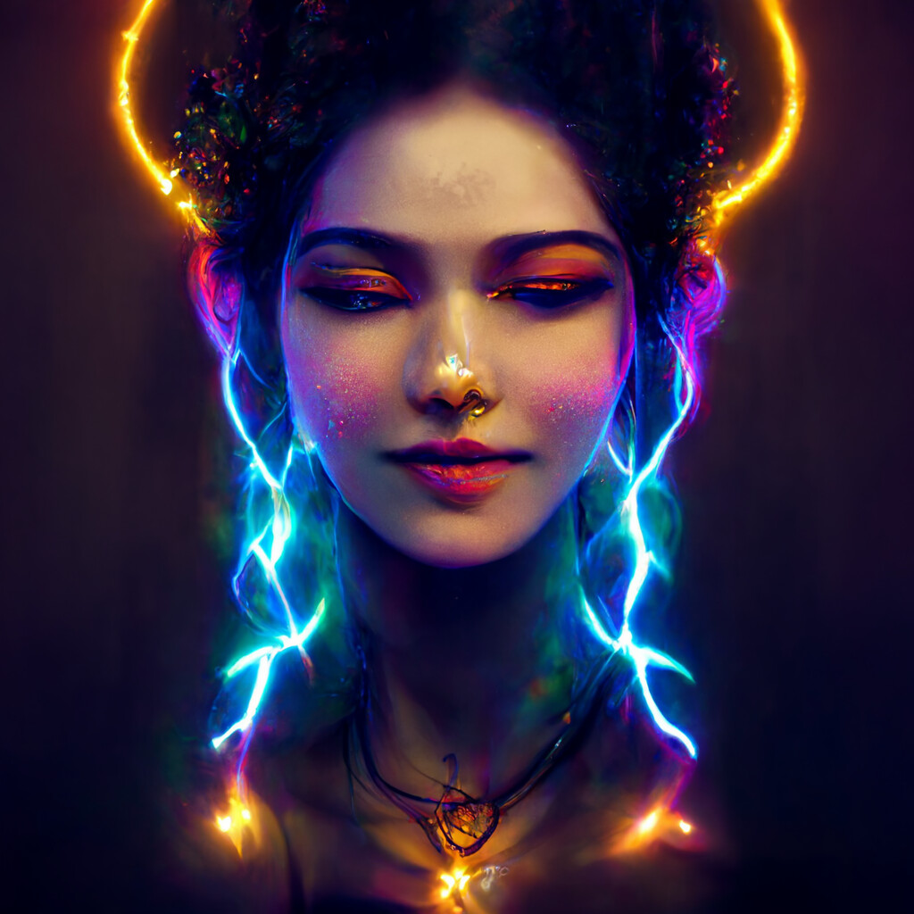 ArtStation - Mila, Electric Goddess | Artworks