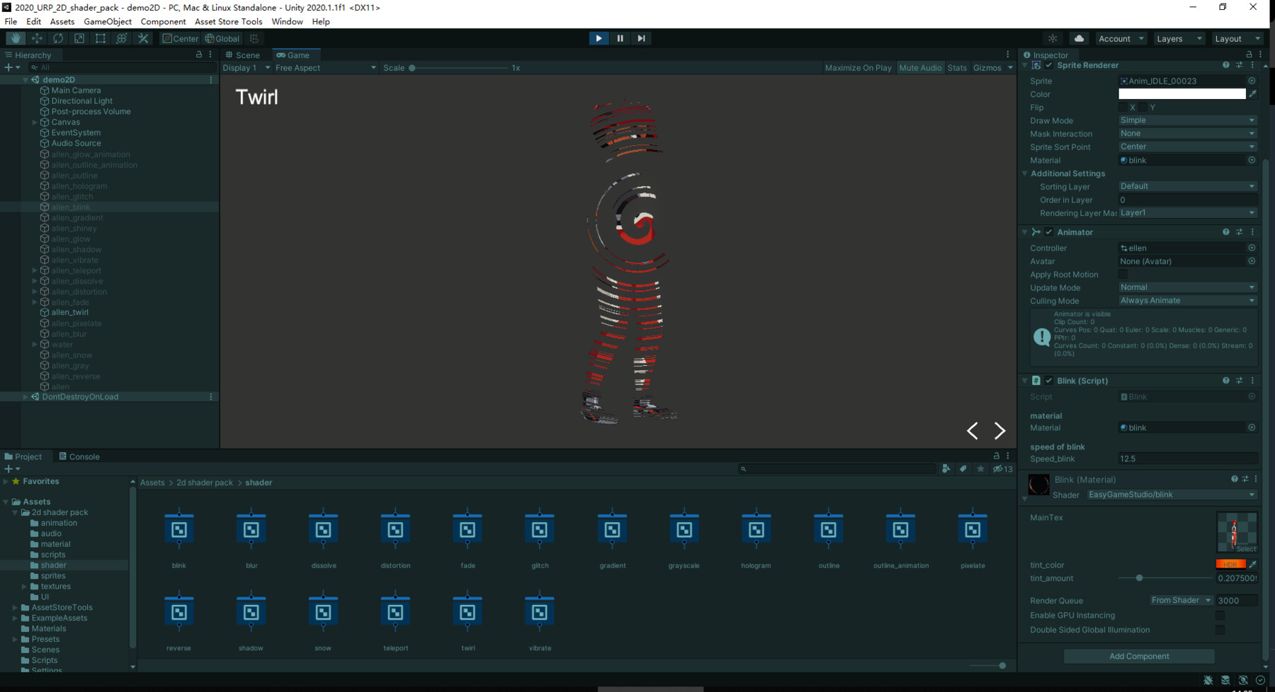 ArtStation - Unity VFX - 2D Shader Pack | Game Assets