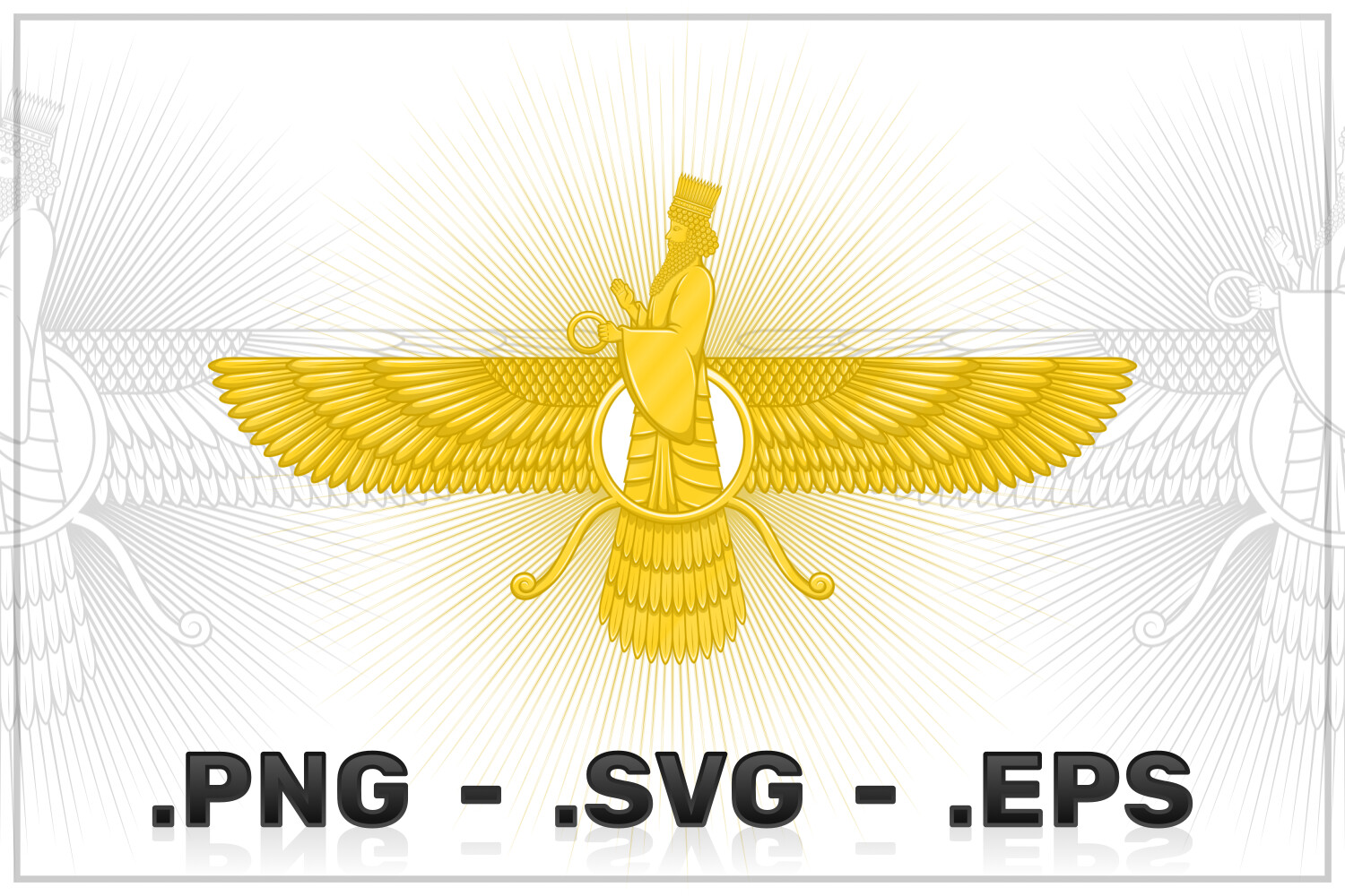 ArtStation - Zoroastrianism symbol vector design | Artworks