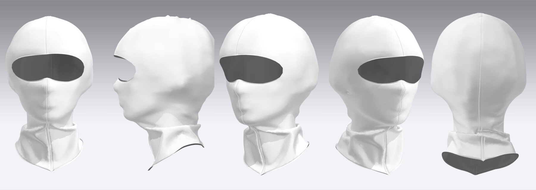 ArtStation - Balaclava Outfits MD CLO 3D zprj project files 3D model ...