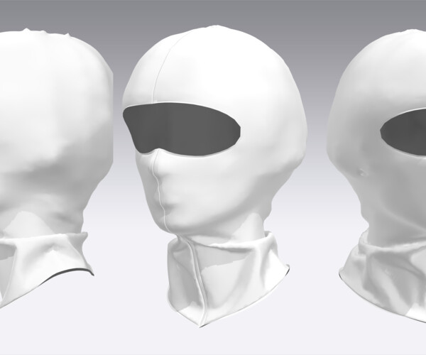 ArtStation - Balaclava Outfits MD CLO 3D zprj project files 3D model ...
