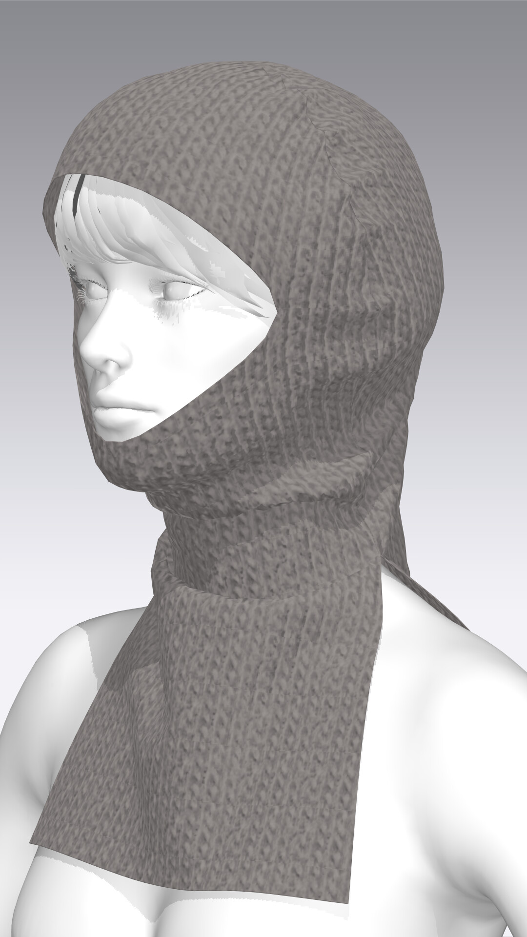 ArtStation - Balaclava Outfits MD CLO 3D zprj project files 3D model ...