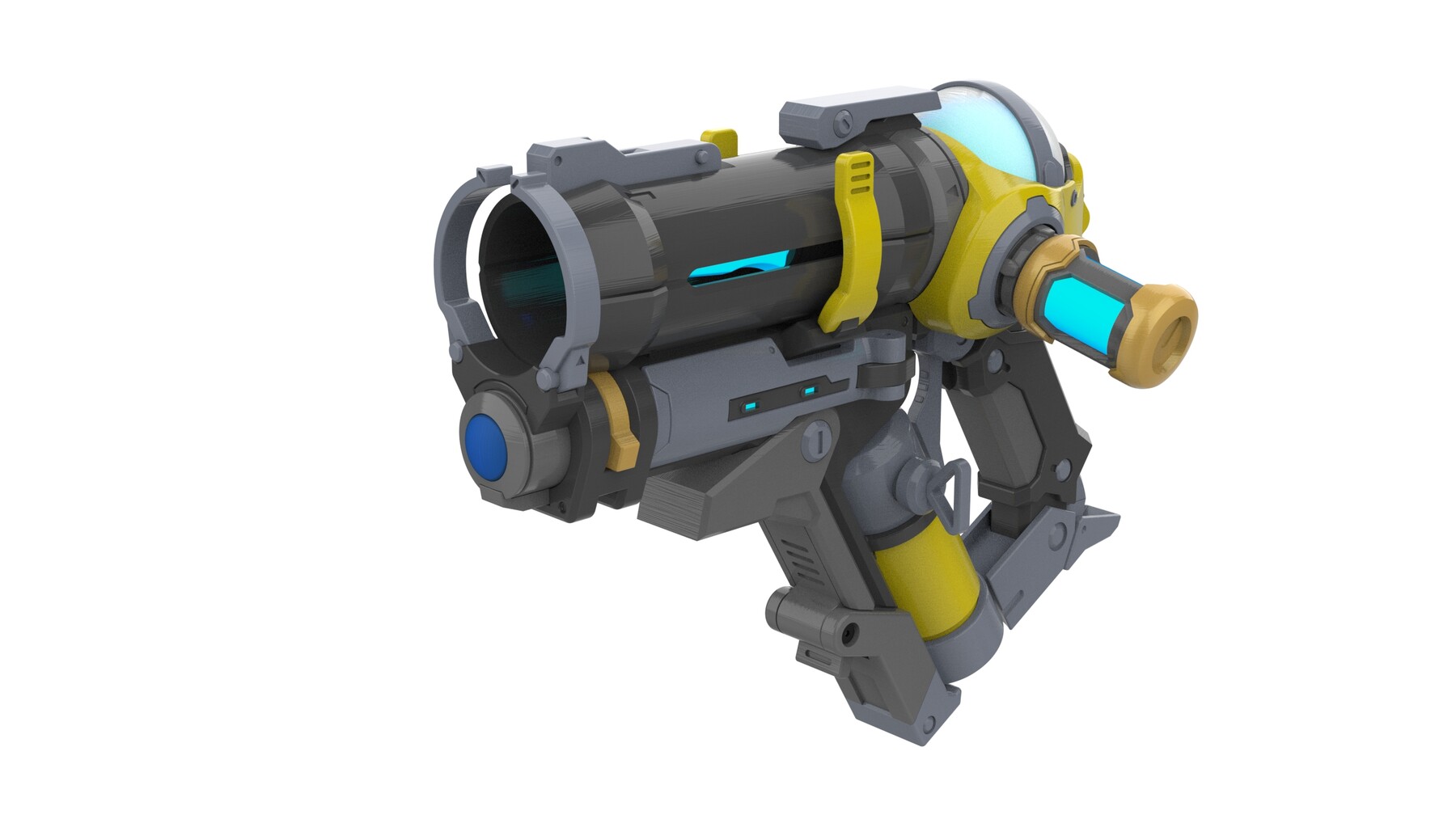 ArtStation - Mei Gun Firefighter Skin - Overwatch - Printable 3d model ...