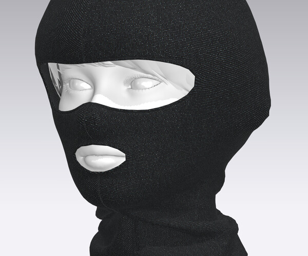 ArtStation - Balaclava Outfits MD CLO 3D zprj project files | Game Assets