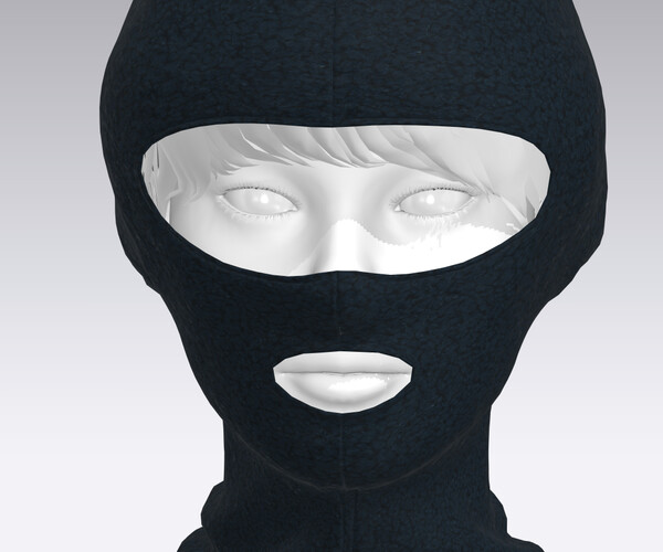 ArtStation - Balaclava Outfits MD CLO 3D zprj project files | Game Assets