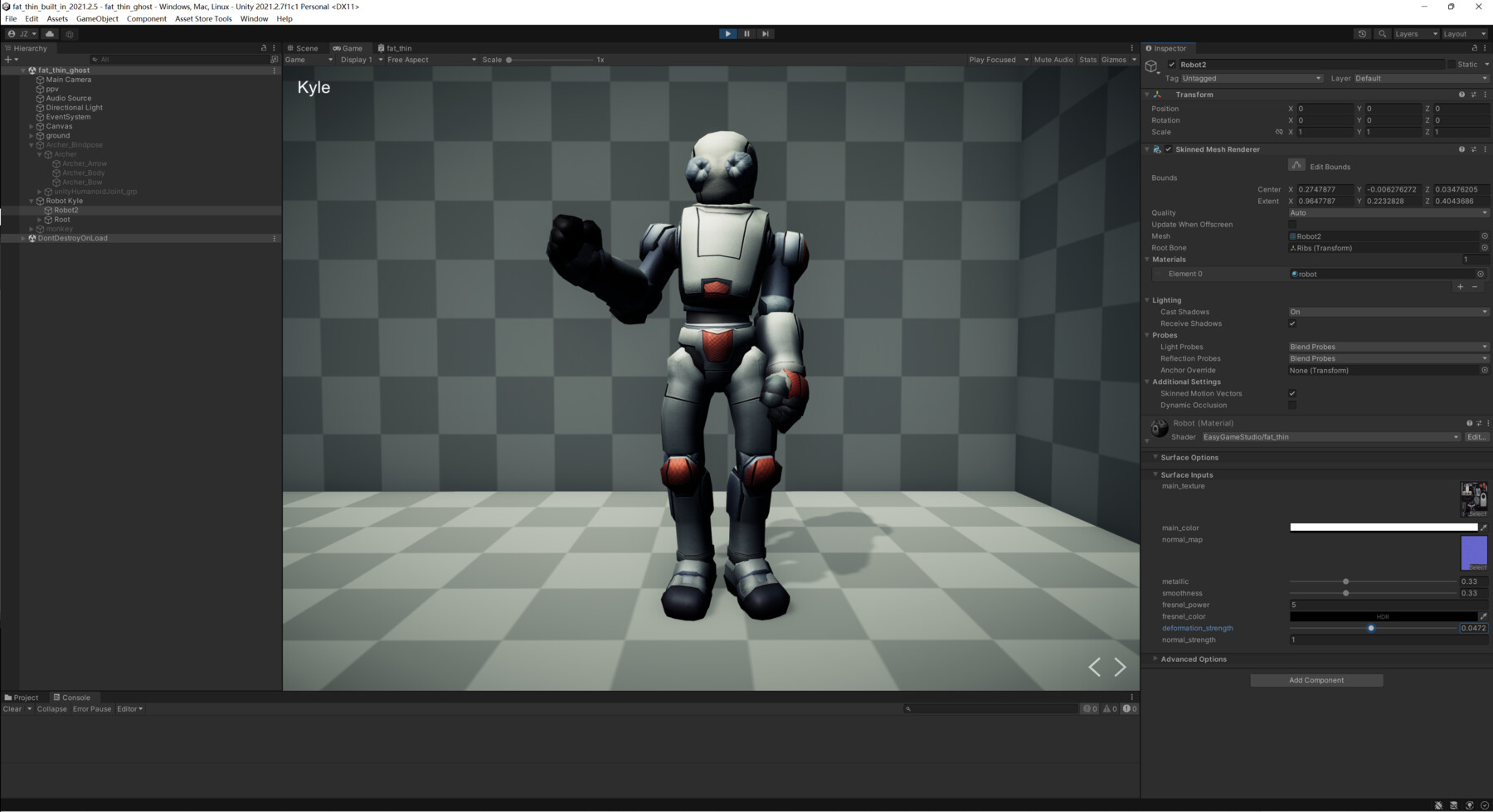 ArtStation - Unity VFX - Fat Thin Effect | Game Assets