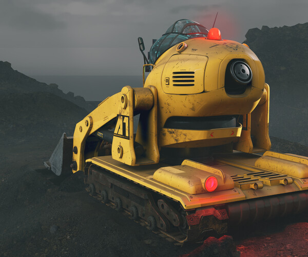 ArtStation - Heavy machinery (loader machine) high detail ready for ...