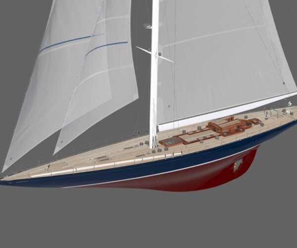 ArtStation - J-Class Yacht ENDEAVOUR JK4 | Resources
