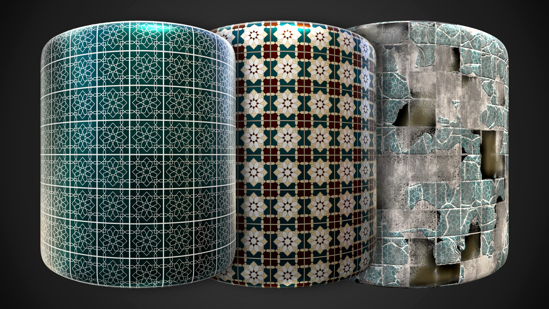 ArtStation - 10+1 Hgh quality Patterned ceramic tiles + Tutorial how to ...
