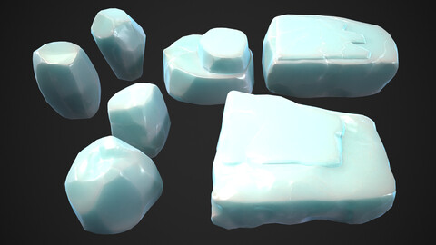 ArtStation - Ice Chunks | Game Assets