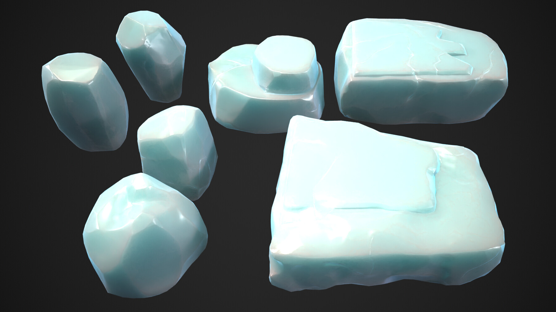 ArtStation - Ice Chunks | Game Assets