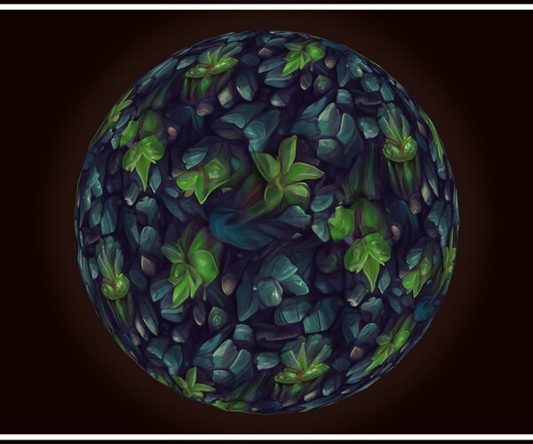 ArtStation - Grass Magic Forest Floor: 10 TEXTURES (Hand-painted ...