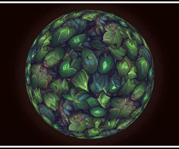 ArtStation - Grass Magic Forest Floor: 10 TEXTURES (Hand-painted ...