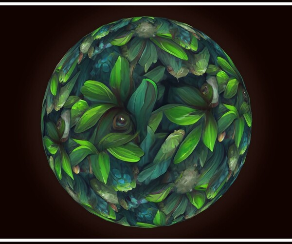 ArtStation - Grass Magic Forest Floor: 10 TEXTURES (Hand-painted ...