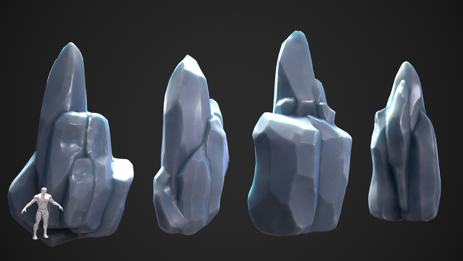ArtStation - Ice Pillars | Game Assets