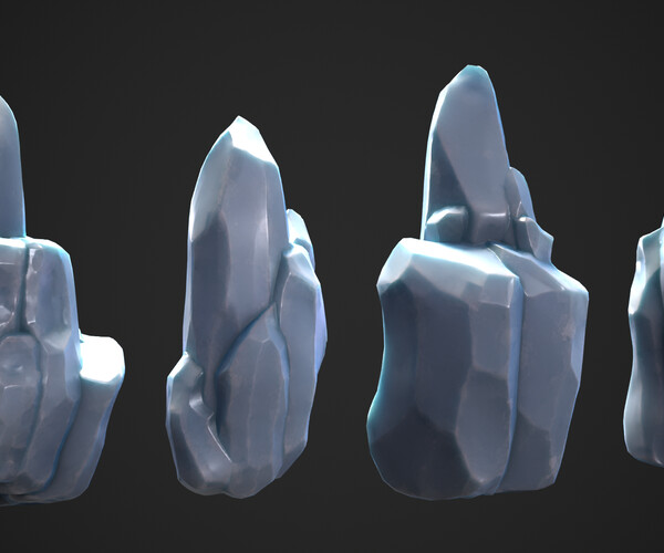 ArtStation - Ice Pillars | Game Assets