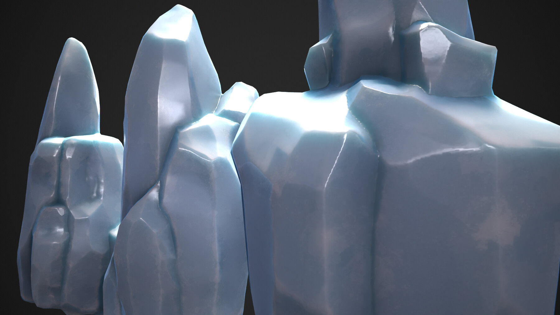 ArtStation - Ice Pillars | Game Assets