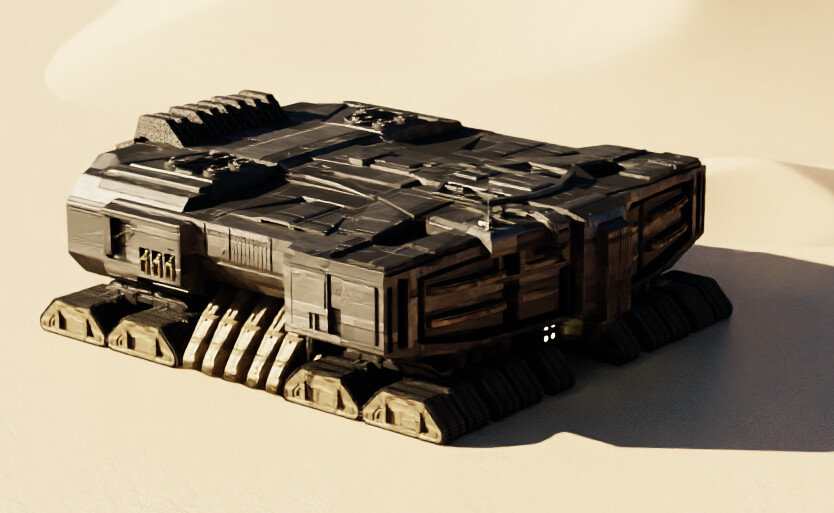 ArtStation - Atreides Spice Harvester 3D model | Resources