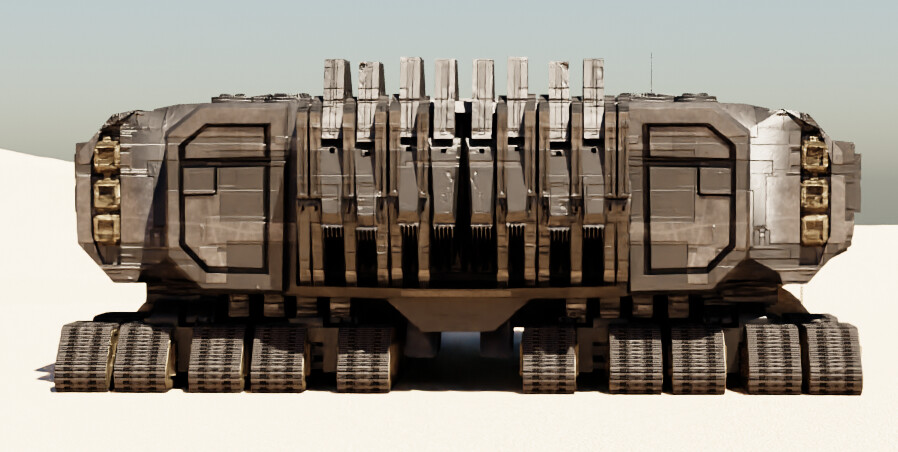 ArtStation - Atreides Spice Harvester 3D model | Resources