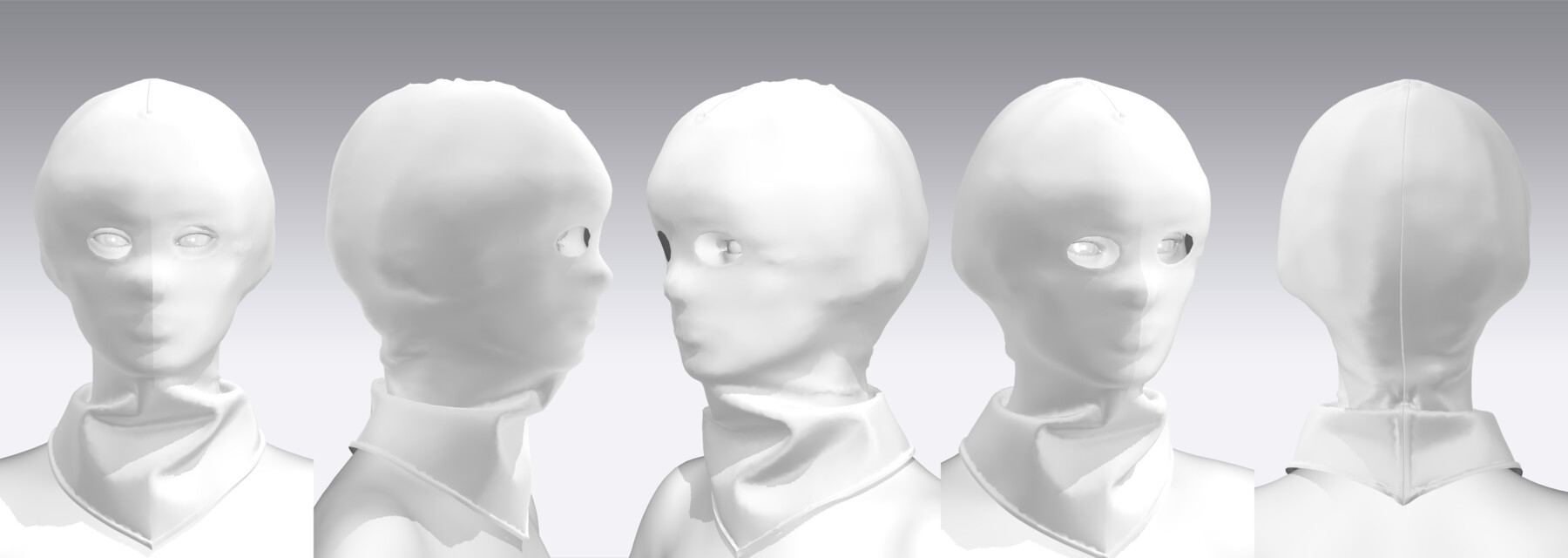 ArtStation - Balaclava Outfits MD CLO 3D zprj project files | Game Assets