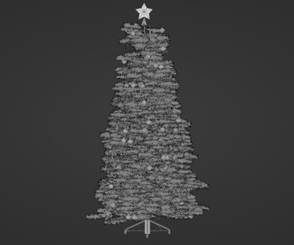 ArtStation - Christmas Tree 3d Model | Resources