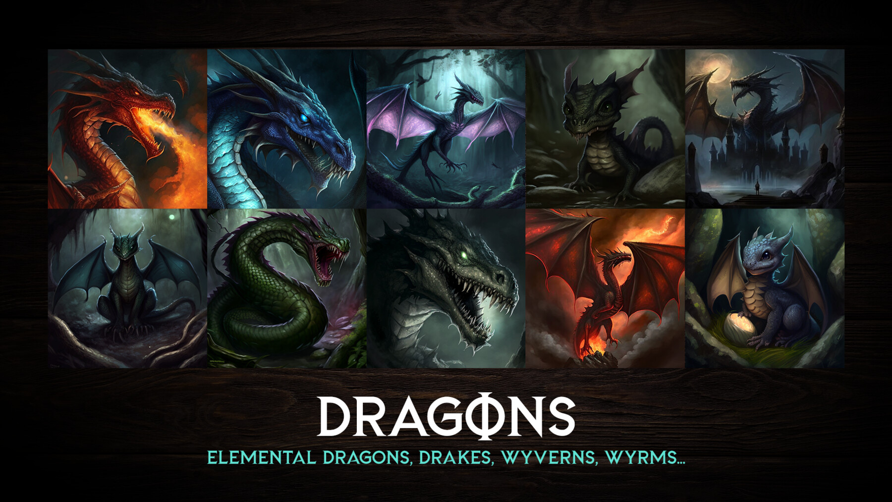 ArtStation - Fantasy Creatures Portraits | Game Assets