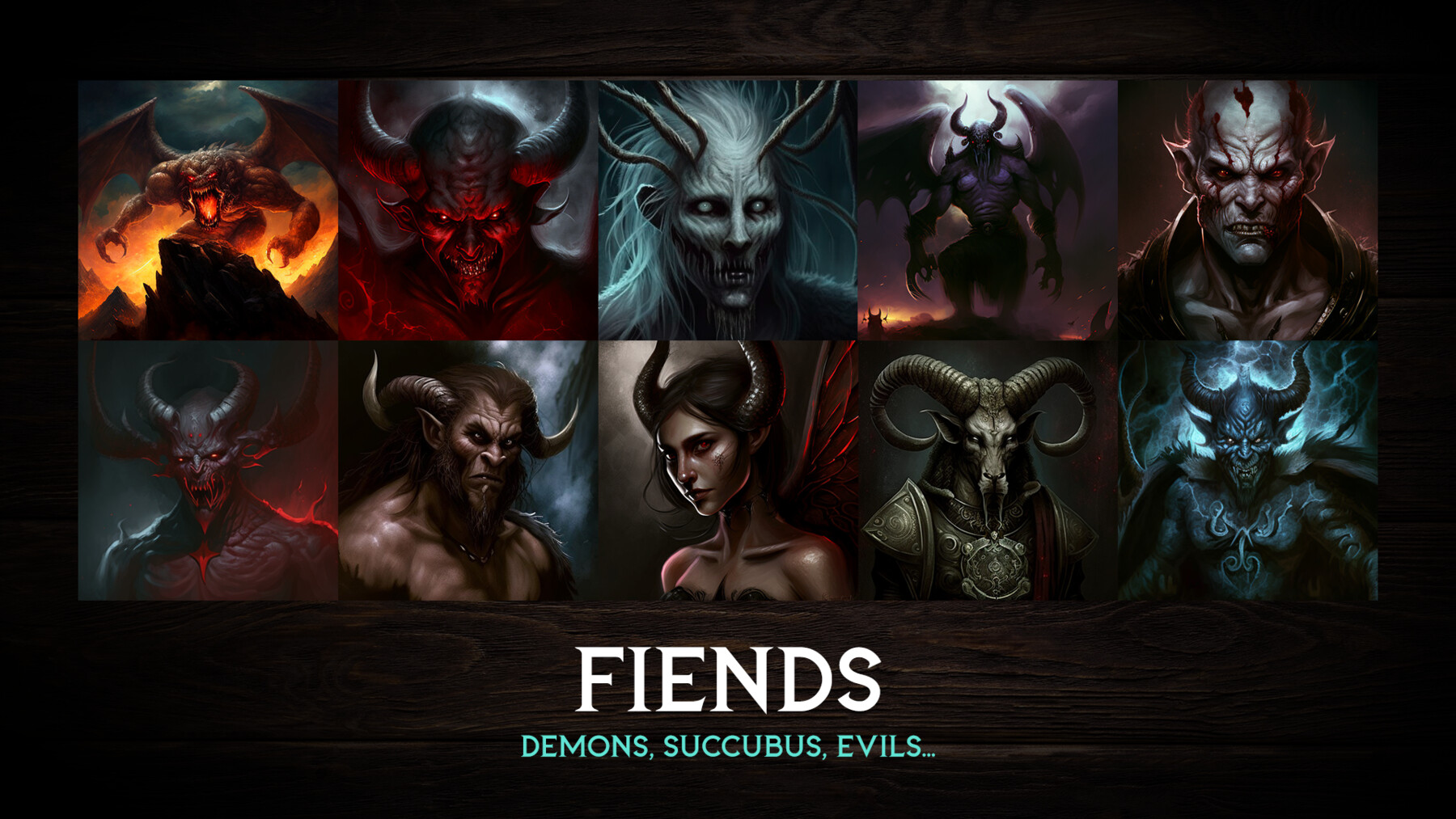 ArtStation - Fantasy Creatures Portraits | Game Assets