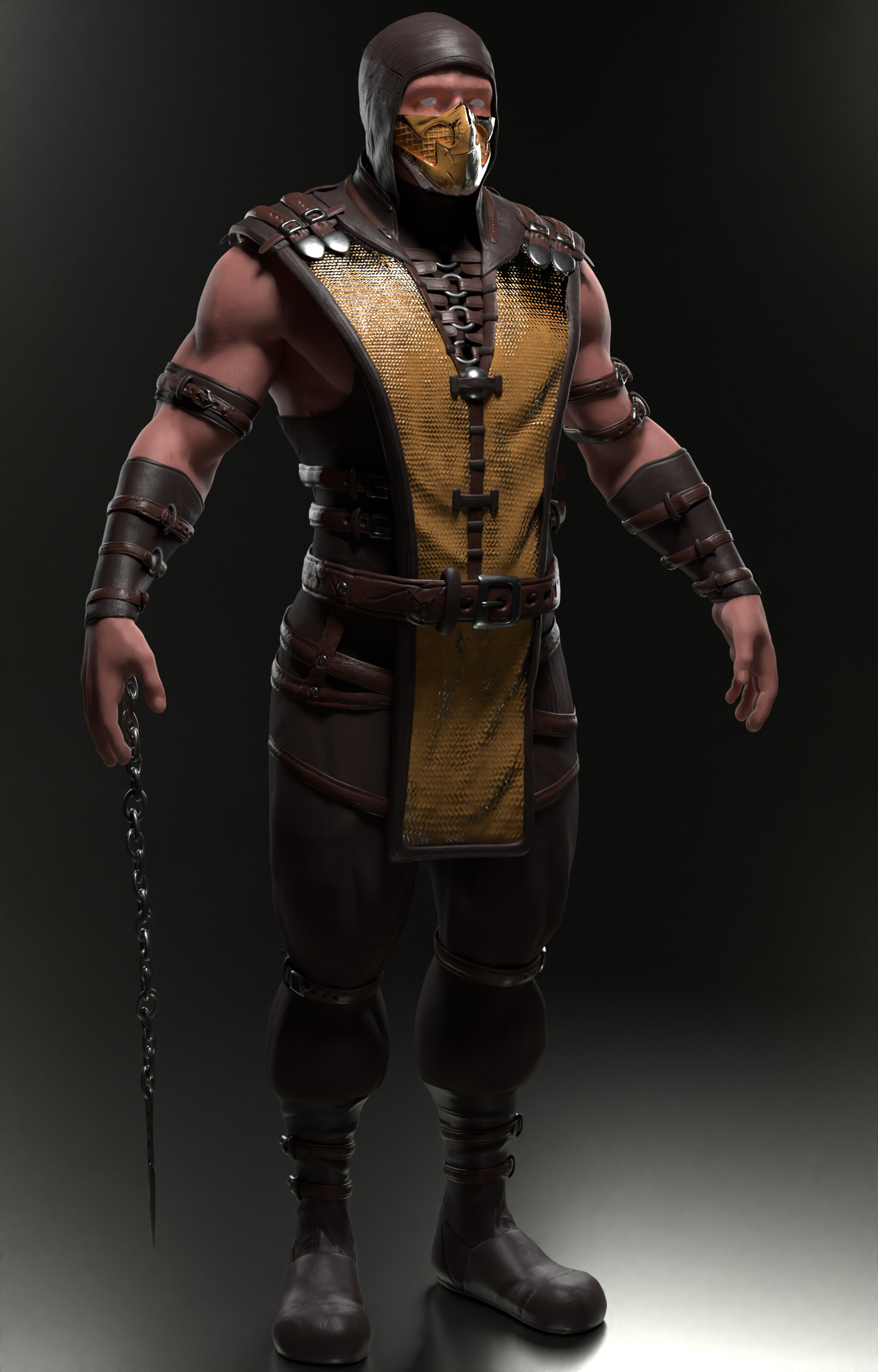 ArtStation - Scorpion Mortal Kombat model | Resources