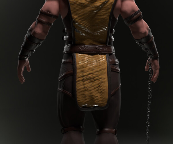 ArtStation - Scorpion Mortal Kombat model | Resources