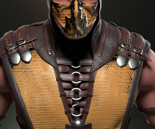 ArtStation - Scorpion Mortal Kombat model | Resources