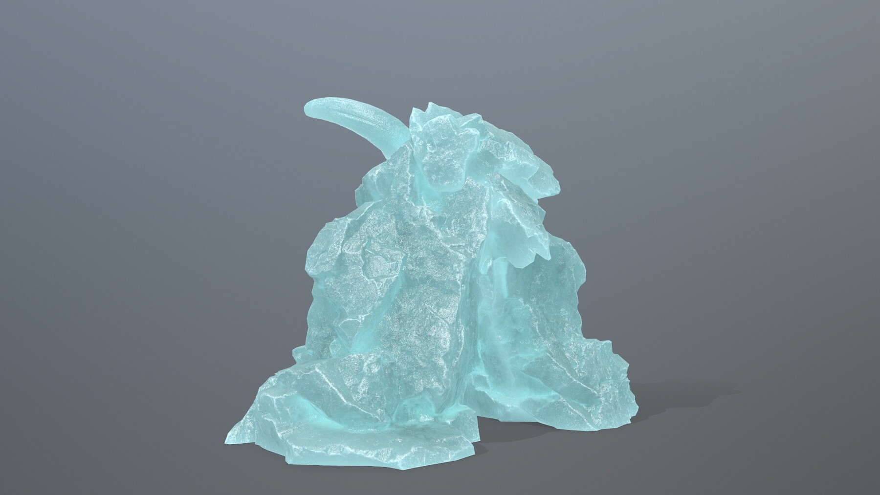 ArtStation - ice skull gate | Game Assets