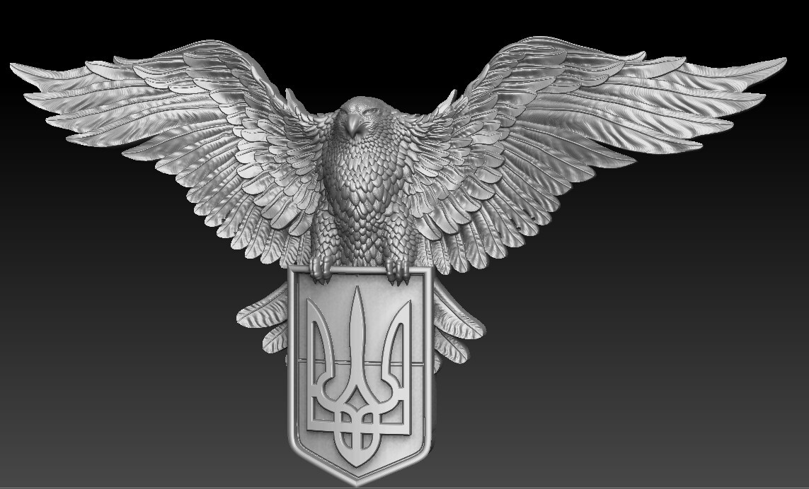 ArtStation - 3d model, Ukrainian eagle | Resources