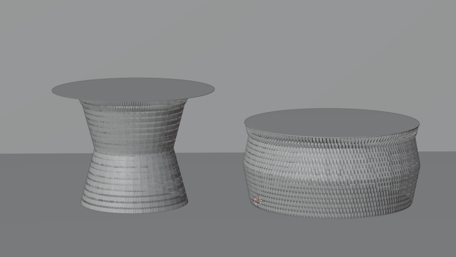 ArtStation - Wicker Tables Set 3D Model | Resources