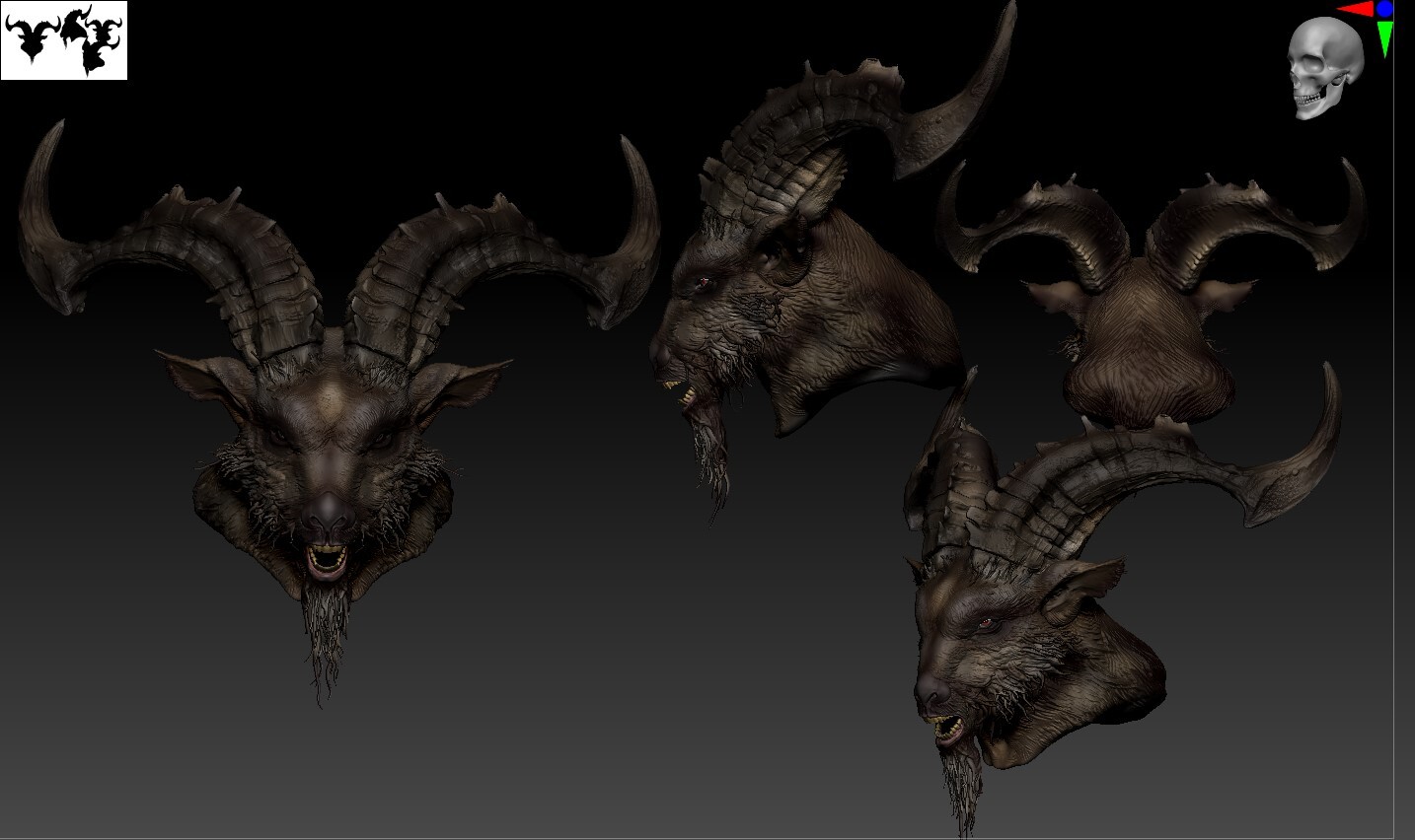 ArtStation - goatMan | Game Assets