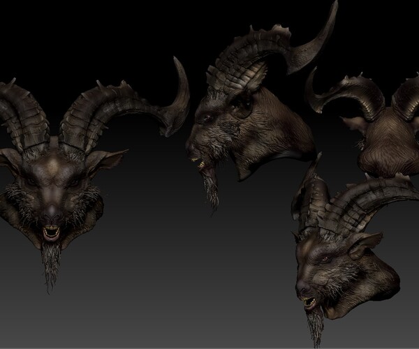 ArtStation - goatMan | Game Assets