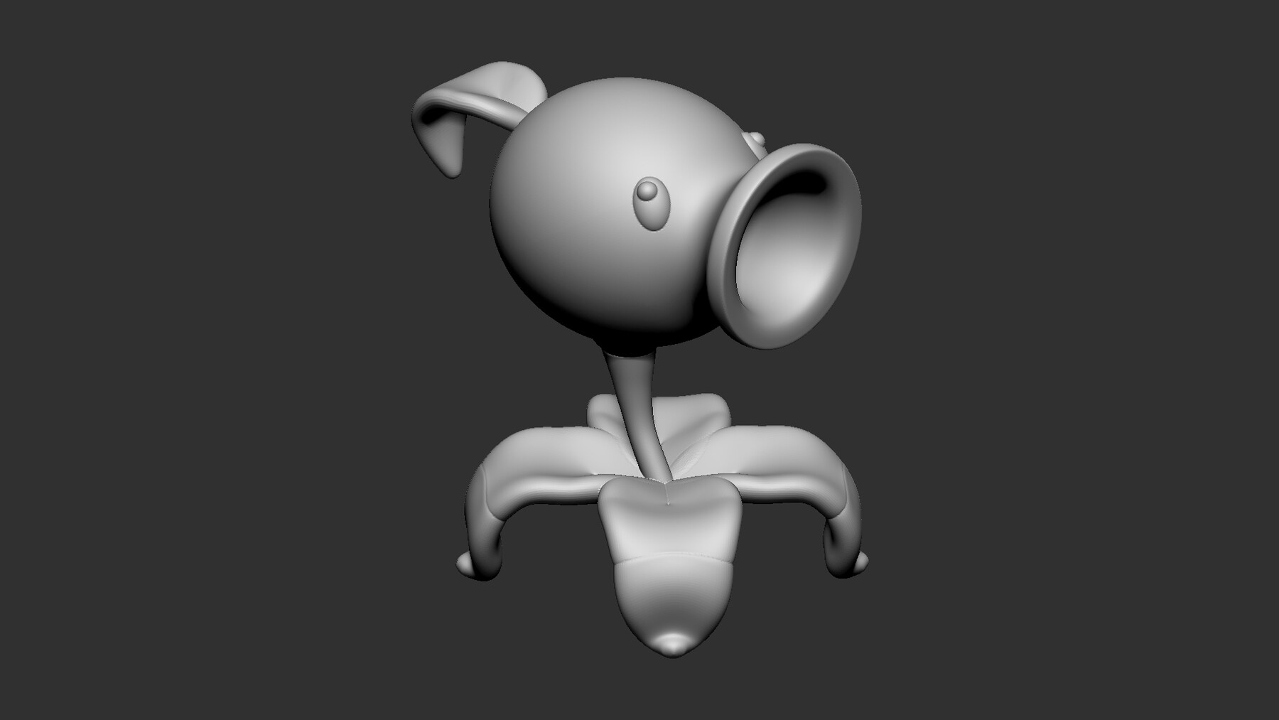 ArtStation - Peashooter from Plants vs Zombies - 3D Print Model | Resources