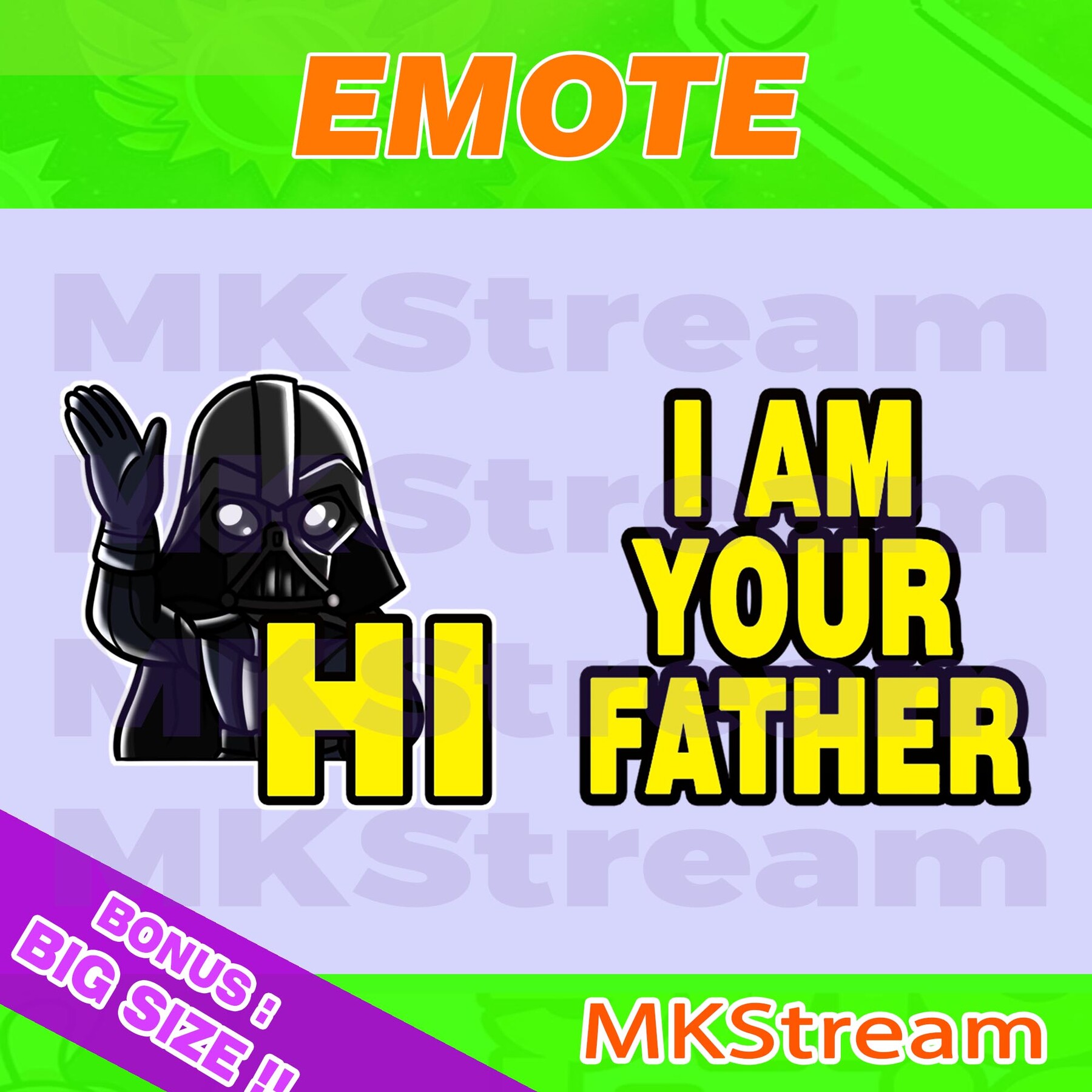 ArtStation - Twitch emotes star wars darth vader pack | Artworks