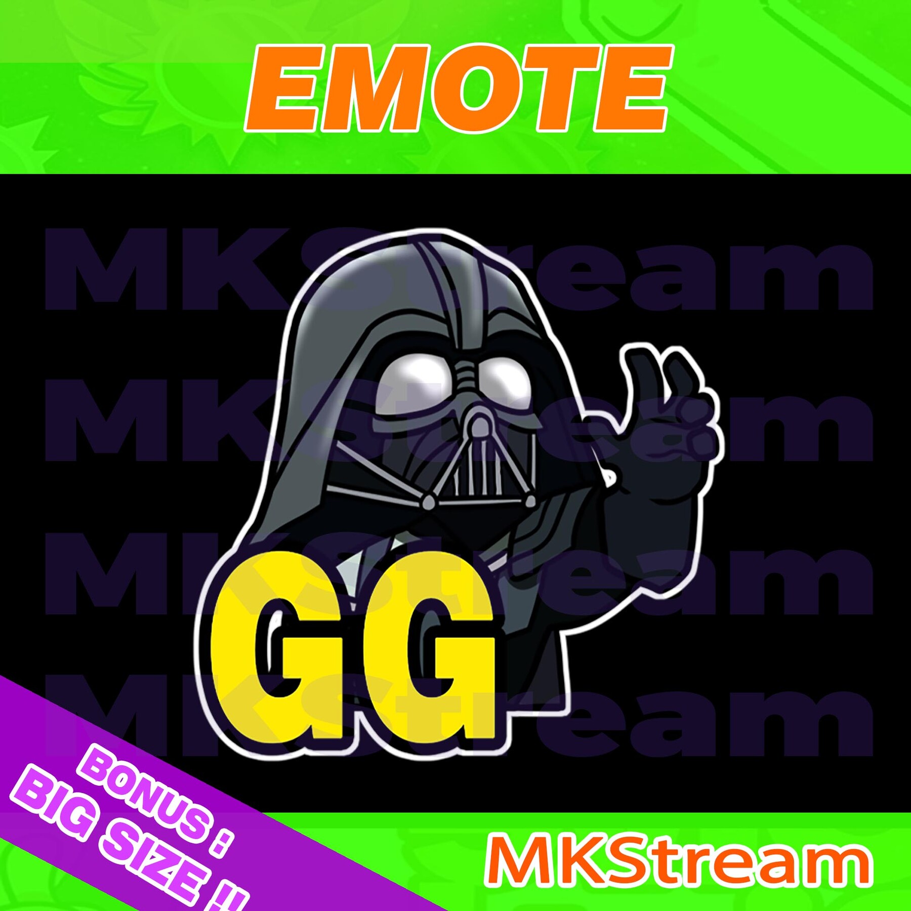 ArtStation - Twitch emotes star wars darth vader gg | Artworks