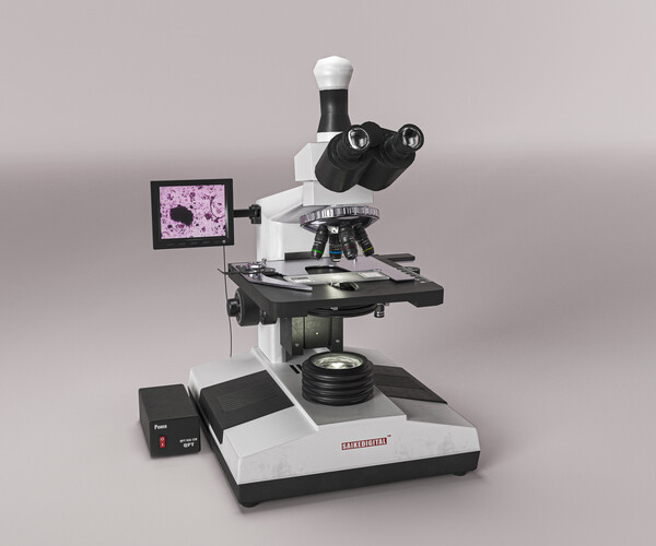 ArtStation - Microscope Low Poly | Game Assets