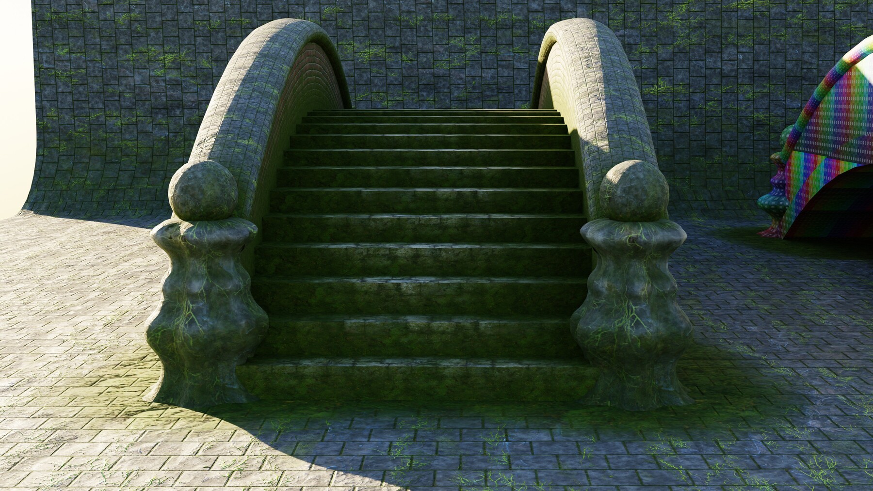 ArtStation - Procedural Bridge Generator (Stone and Bricks) (Geometry Nodes) for Blender (Bake ...