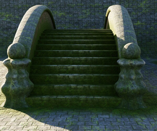 ArtStation - Procedural Bridge Generator (Stone and Bricks) (Geometry Nodes) for Blender (Bake ...