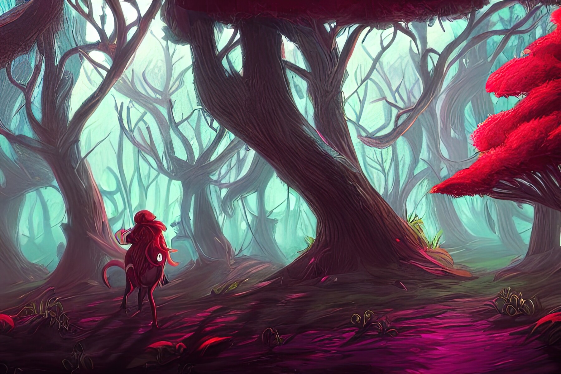 ArtStation - Mythical Forest set | Artworks