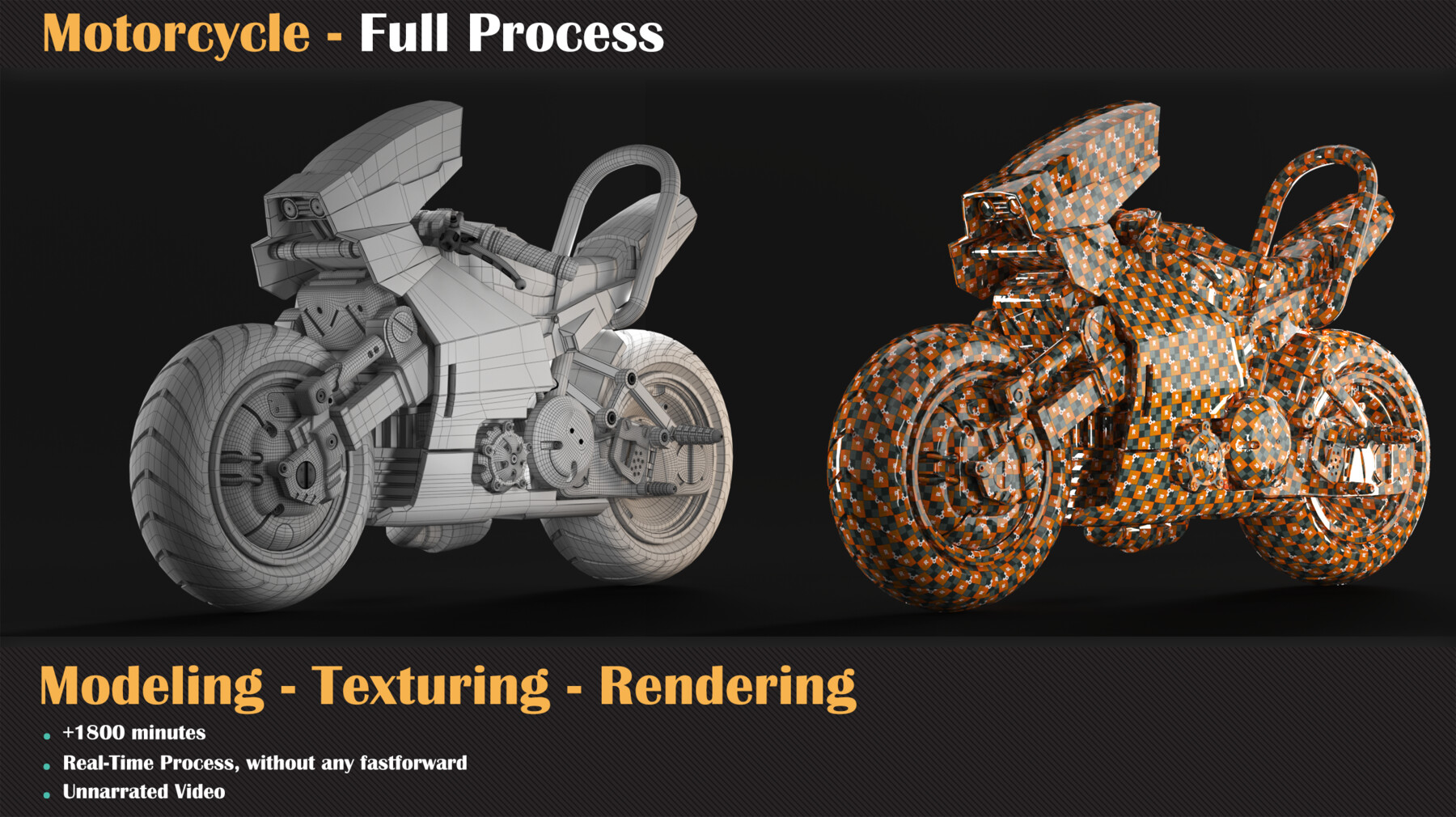 Artstation Motorcycle Tutorial Full Process Tutorials