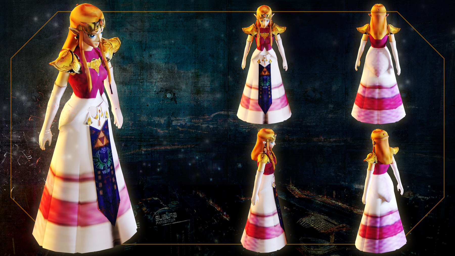 ArtStation - 12 Female Elf Characters_ 3d models | Resources