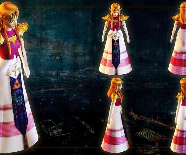 ArtStation - 12 Female Elf Characters_ 3d models | Resources