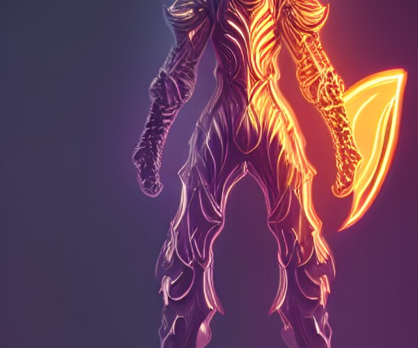 Artstation 1047 Cyber Knight 7500 Pack Wombo Art Artworks