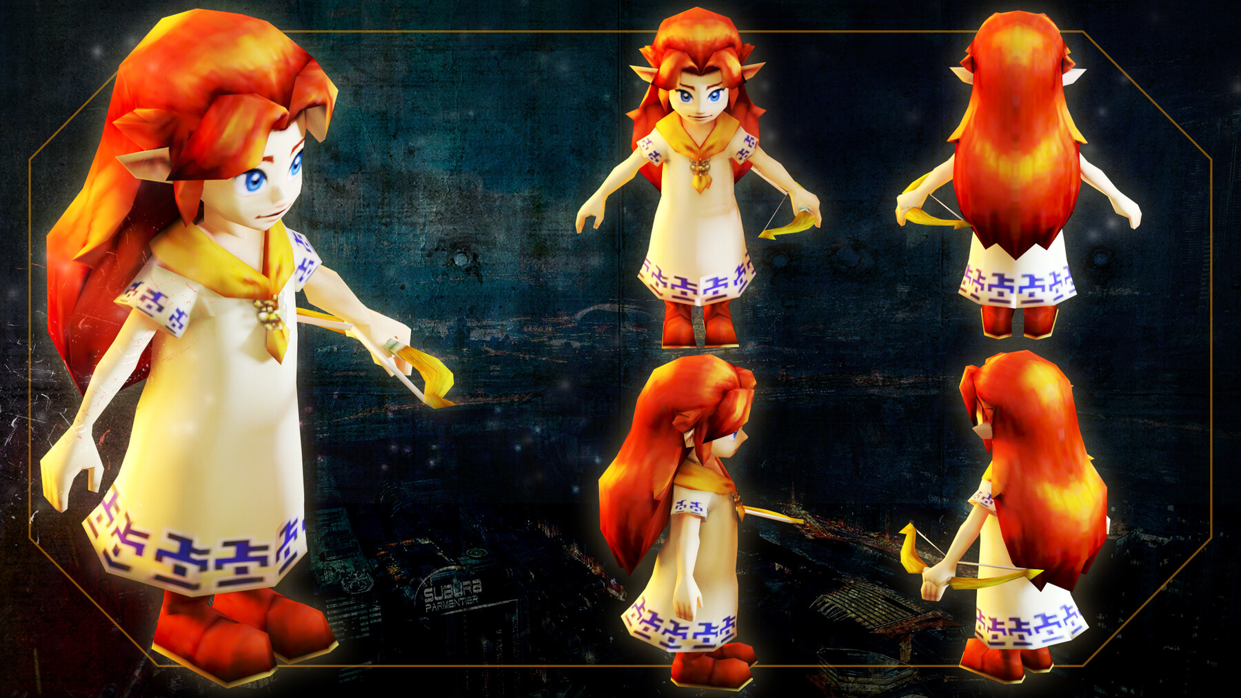 ArtStation - 12 Female Elf Characters_ 3d models | Resources