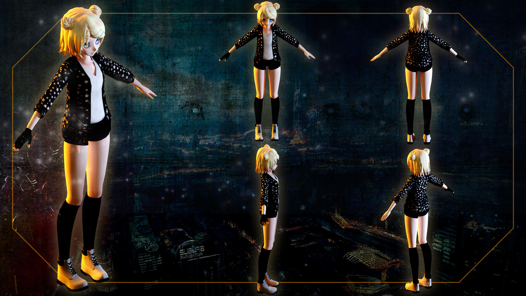 ArtStation - 12 Female Elf Characters_ 3d models | Resources