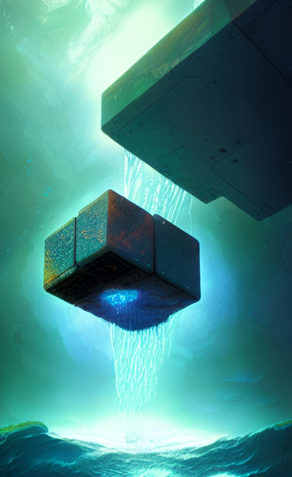 ArtStation - 1077 alien cube 4400 jpg pack wombo art | Artworks